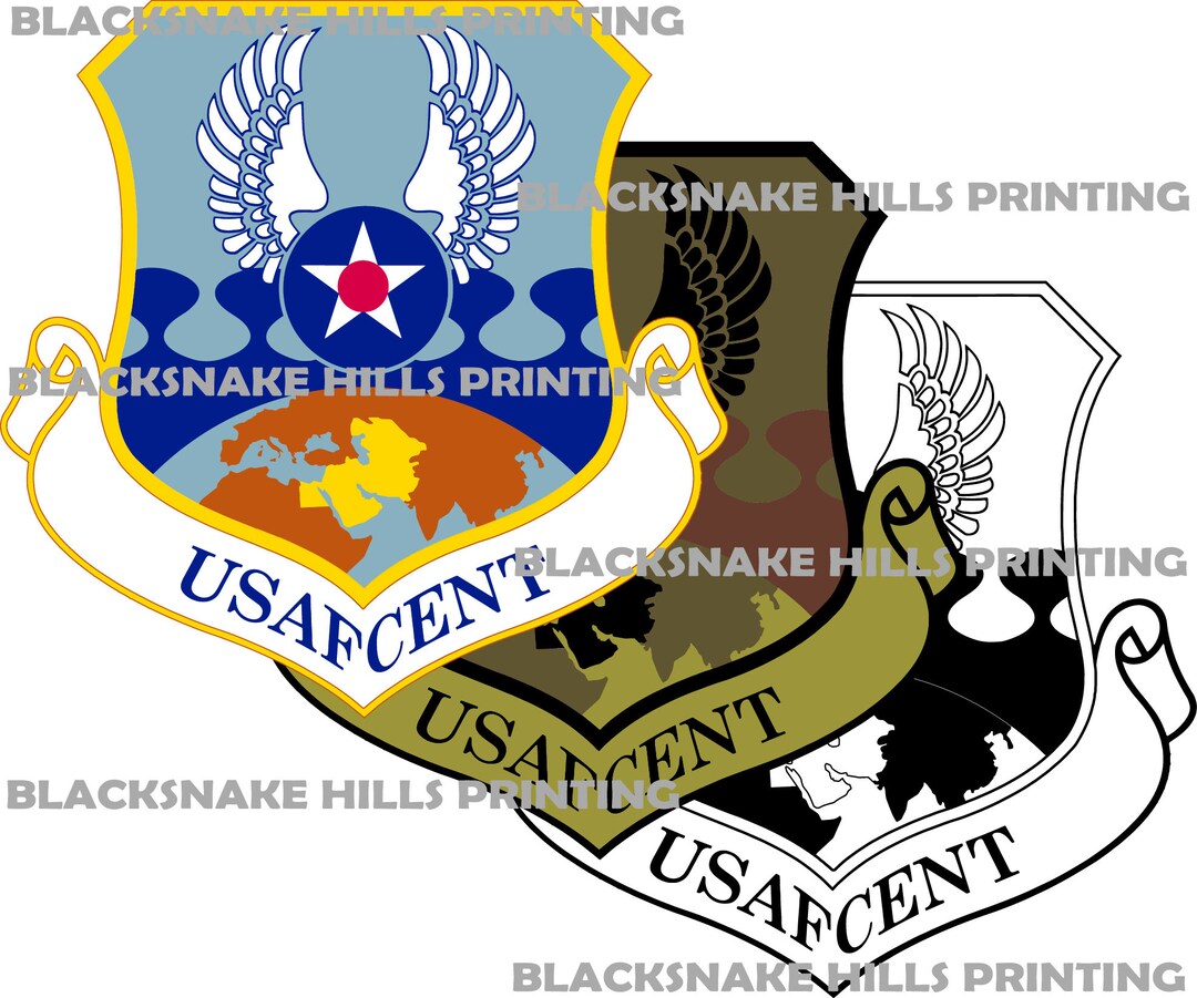 USAFCENT Patch Vector Image Files .ai, .pdf, .eps, & .svg Formats Plus ...
