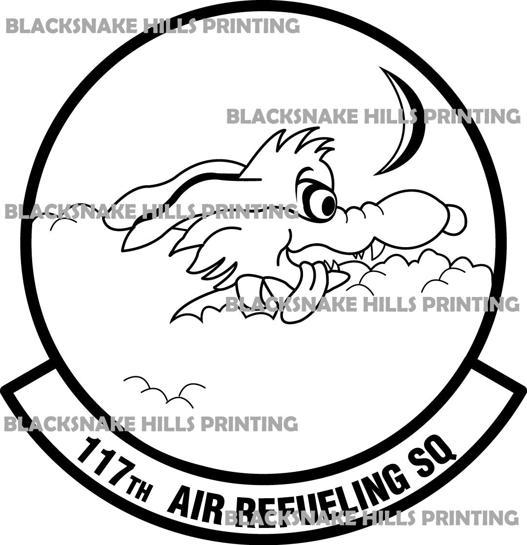 117th Air Refueling Squadron Patch Vector Image Files .ai, .pdf, .eps ...