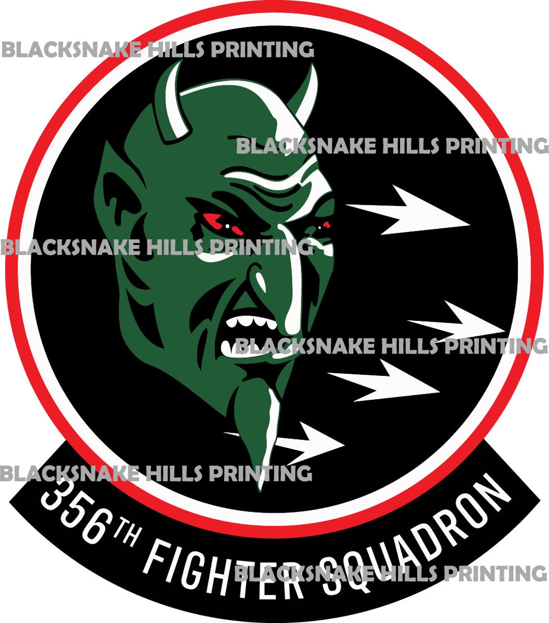 356th Fighter Squadron Patch Vector Image Files EPS and AI - Etsy