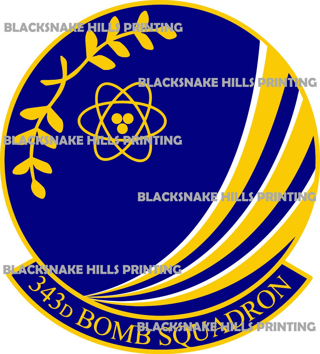 343d Bomb Squadron Patch Vector Image Files .svg .pdf .ai - Etsy