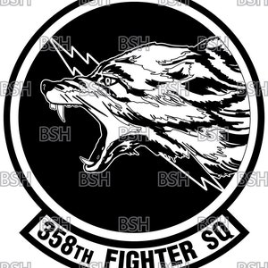358th Fighter Squadron Patch Vector .svg, .pdf, .ai, & .eps Formats ...