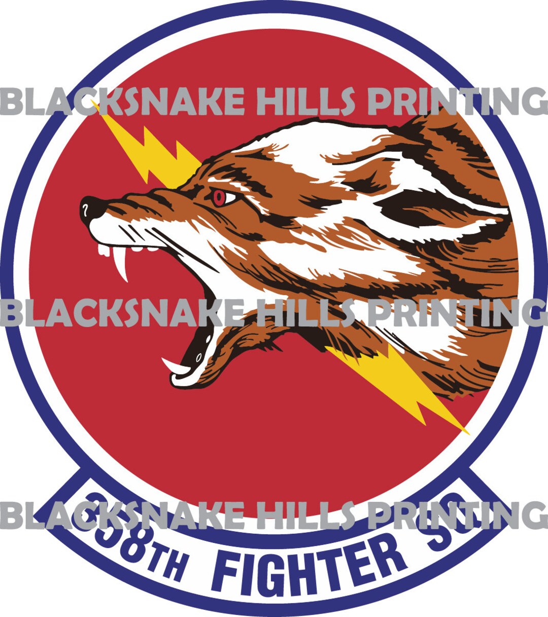 358th Fighter Squadron Patch Vector .svg, .pdf, .ai, & .eps Formats ...
