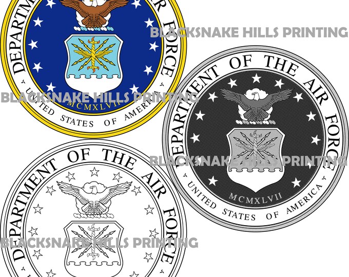 United States Airforce Logo Emblem Vector SVG, Pdf, Dxf, Ai, Png, Eps ...