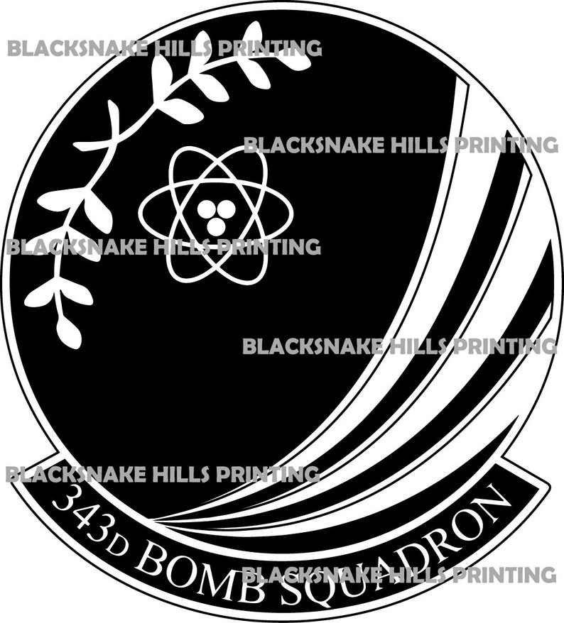 343d Bomb Squadron Patch Vector Image Files .svg .pdf .ai - Etsy