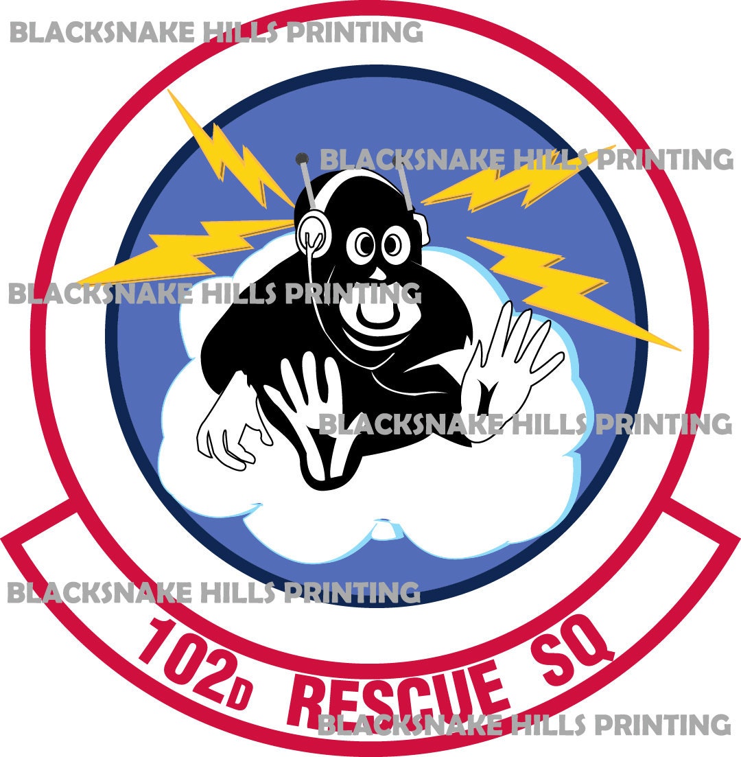 102d Rescue Squadron Patch Vector Image Files .ai .pdf - Etsy