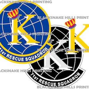 71st Rescue Squadron Patch Vector Image Files .ai .pdf - Etsy