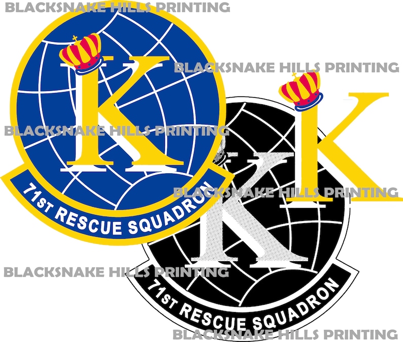 71st Rescue Squadron Patch Vector Image Files .ai .pdf - Etsy