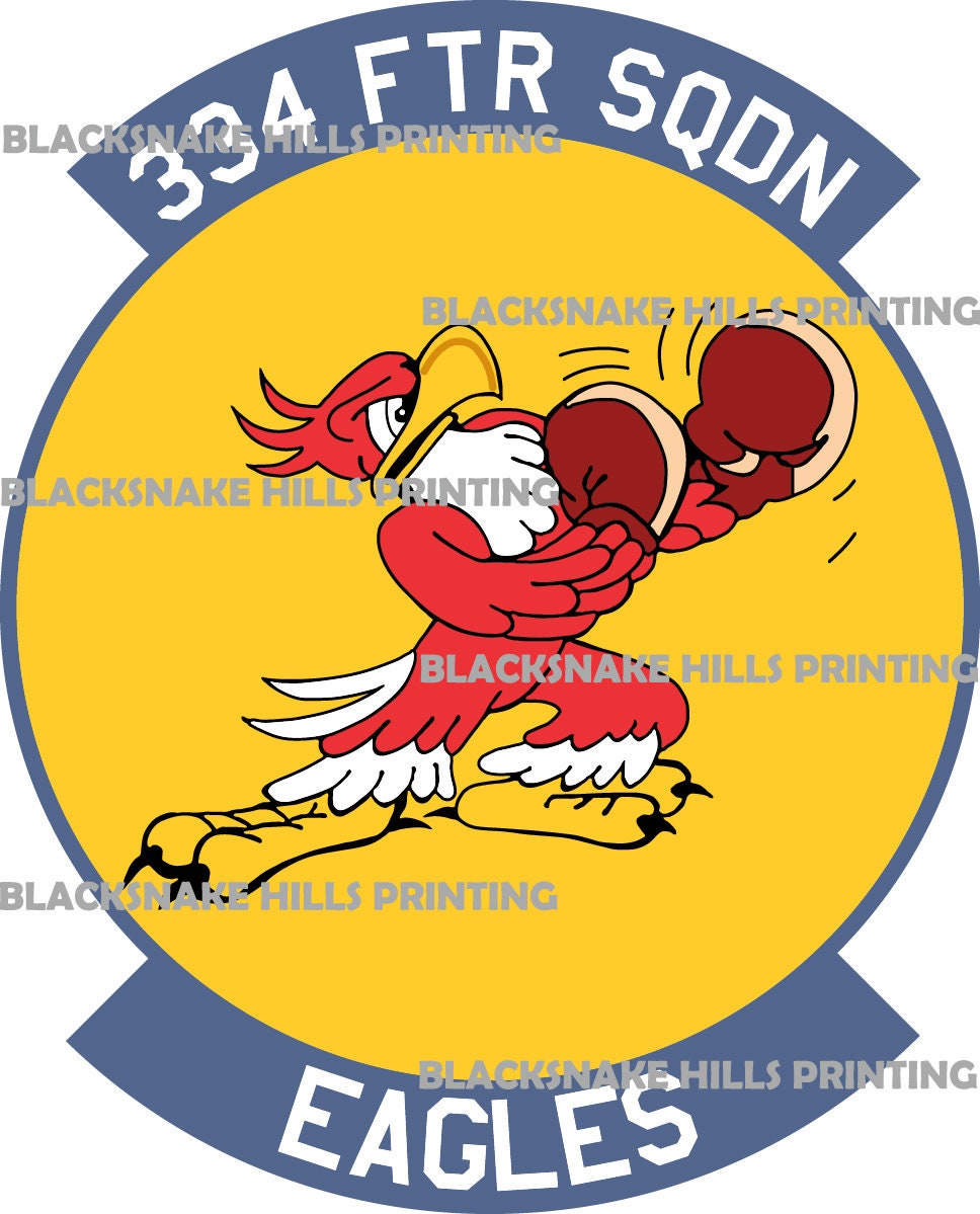 334th Fighter Squadron Patch Vector Image Files .ai .pdf - Etsy