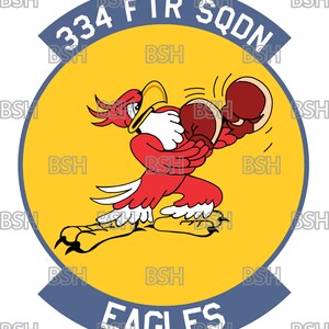 334th Fighter Squadron Patch Vector Image Files .ai, .pdf, .eps, & .svg ...