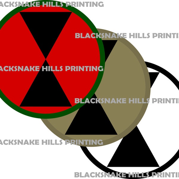 7th Infantry Division Svg - Etsy