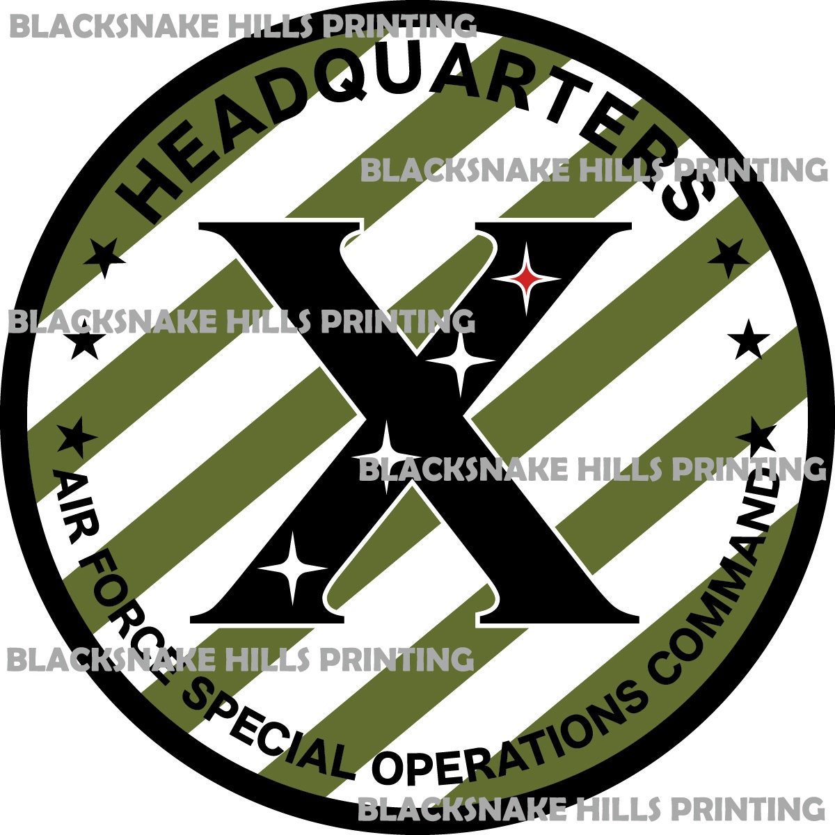 AFSOC HQ Patch Vector Image Files .ai .pdf .eps & .svg - Etsy