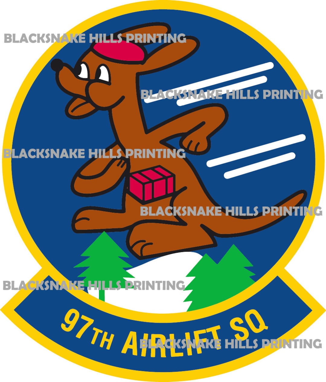 97th Airlift Squadron Patch Vector Image Files .svg .pdf - Etsy