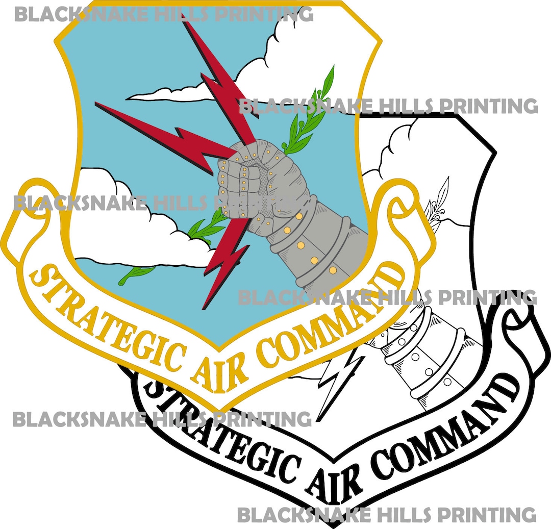 Strategic Air Command Patch Vector Image Files .ai, .pdf, .eps, & .svg ...