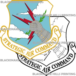 Strategic Air Command Patch Vector Image Files .ai, .pdf, .eps, & .svg Formats Plus High Res ...