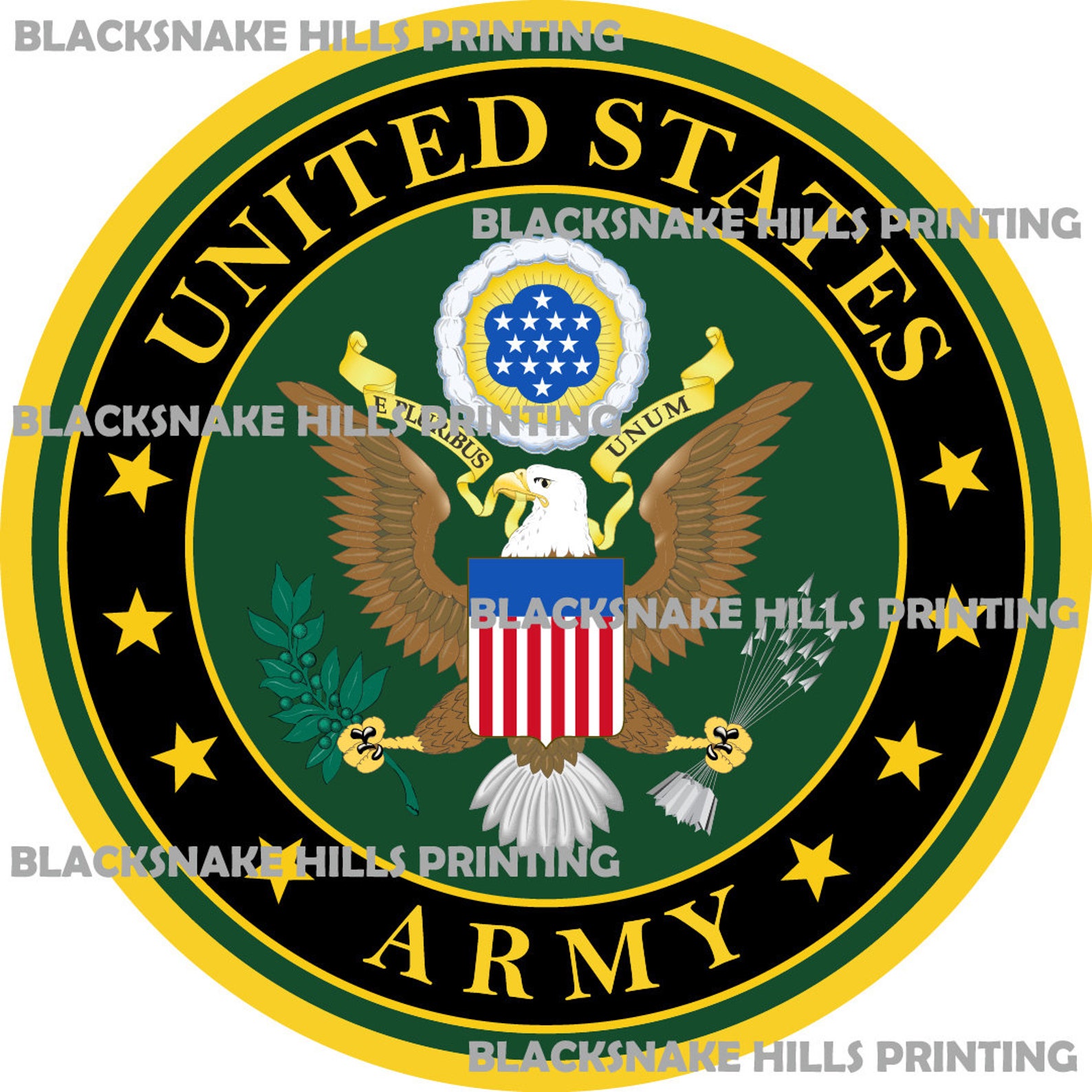 U.S. Army Emblem Vector Image Files multiple Formats Plus - Etsy