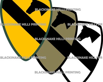 US Army 1st Armored Division Patch Vector Files Dxf Eps Svg - Etsy