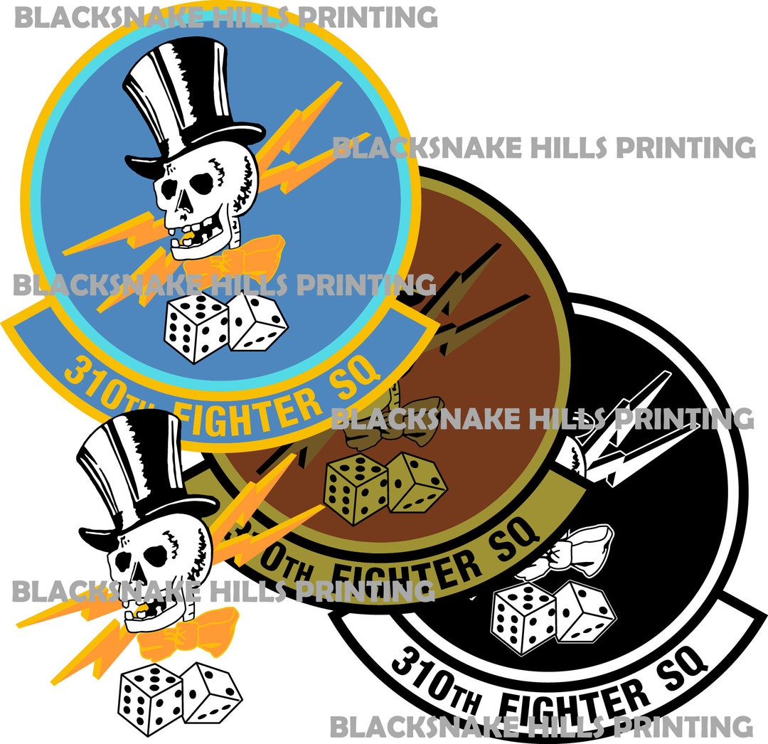 310th Fighter Squadron Patch Vector Images .svg, .pdf, .ai, & .eps ...