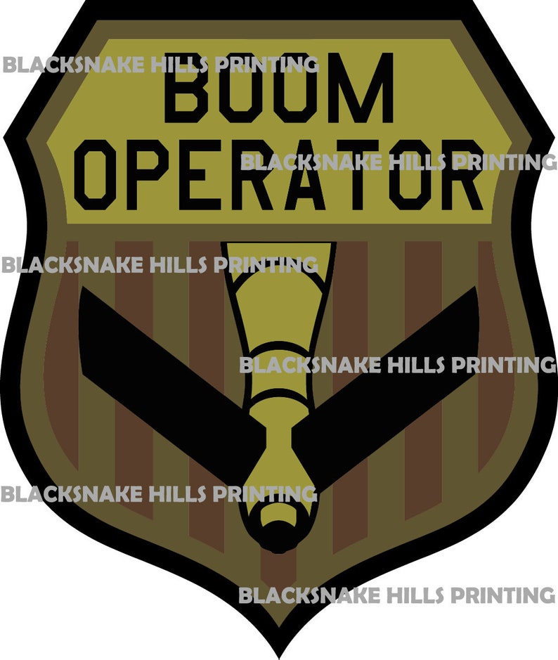 KC-135 Boom Operator Patch Vector Image Files .ai .pdf - Etsy
