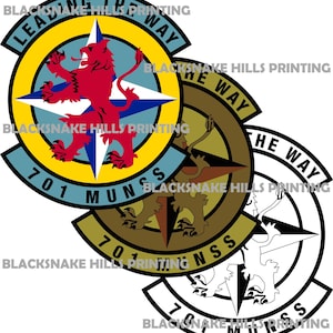 701st Munitions Maintenance Squadron Patch Vector Image Files .ai, .pdf ...