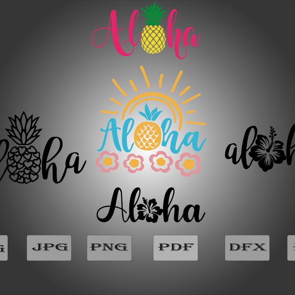 Aloha Svg - Etsy