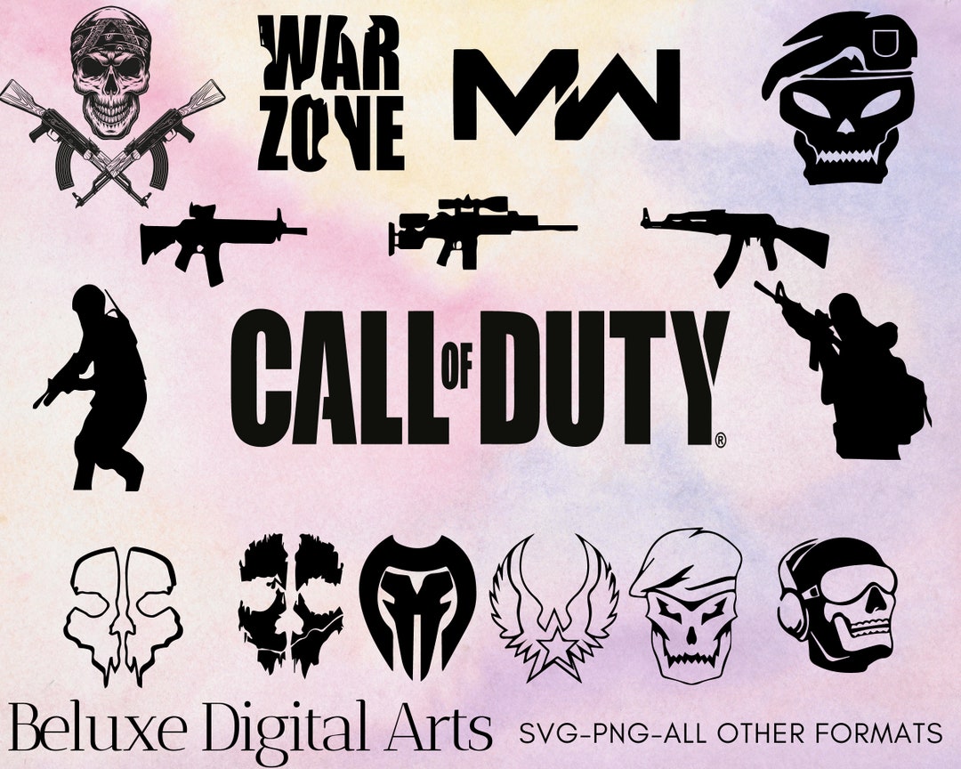 Video Game Svg Png All Formats War Svg Png Layered Gun and Rifles Svg ...