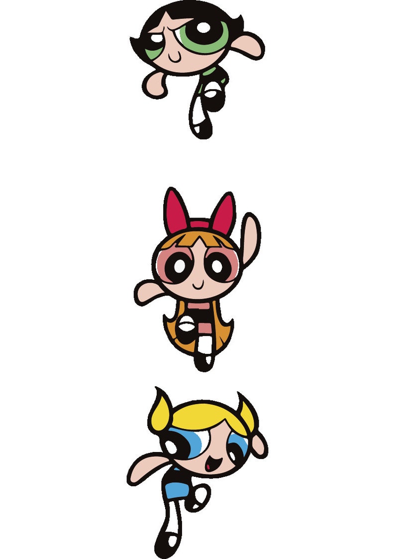 Powerpuff Girls Svg Files For Cricut Blossom Buttercup Bubbles Svg