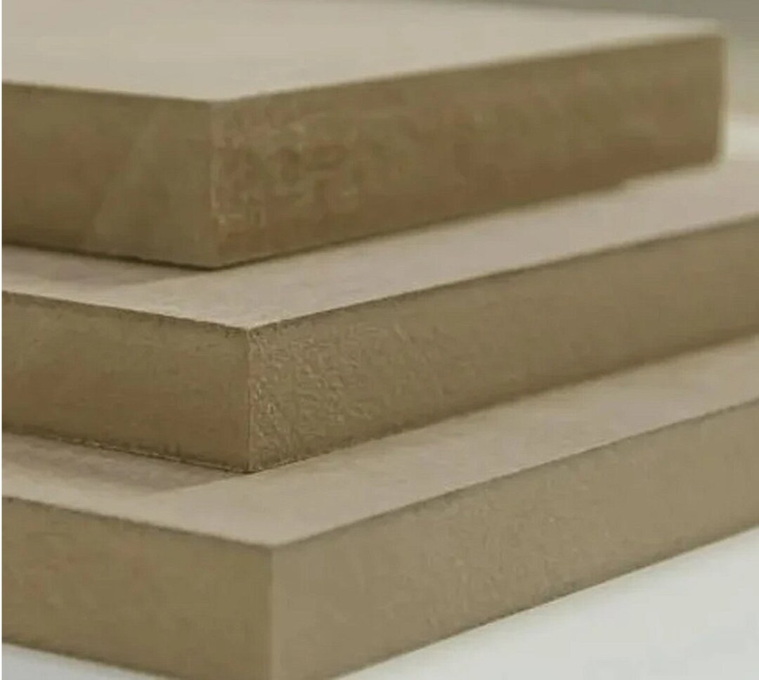 3/4" MDF Blank Squares Multi-pack - Craft Wood for Home Improvement ...