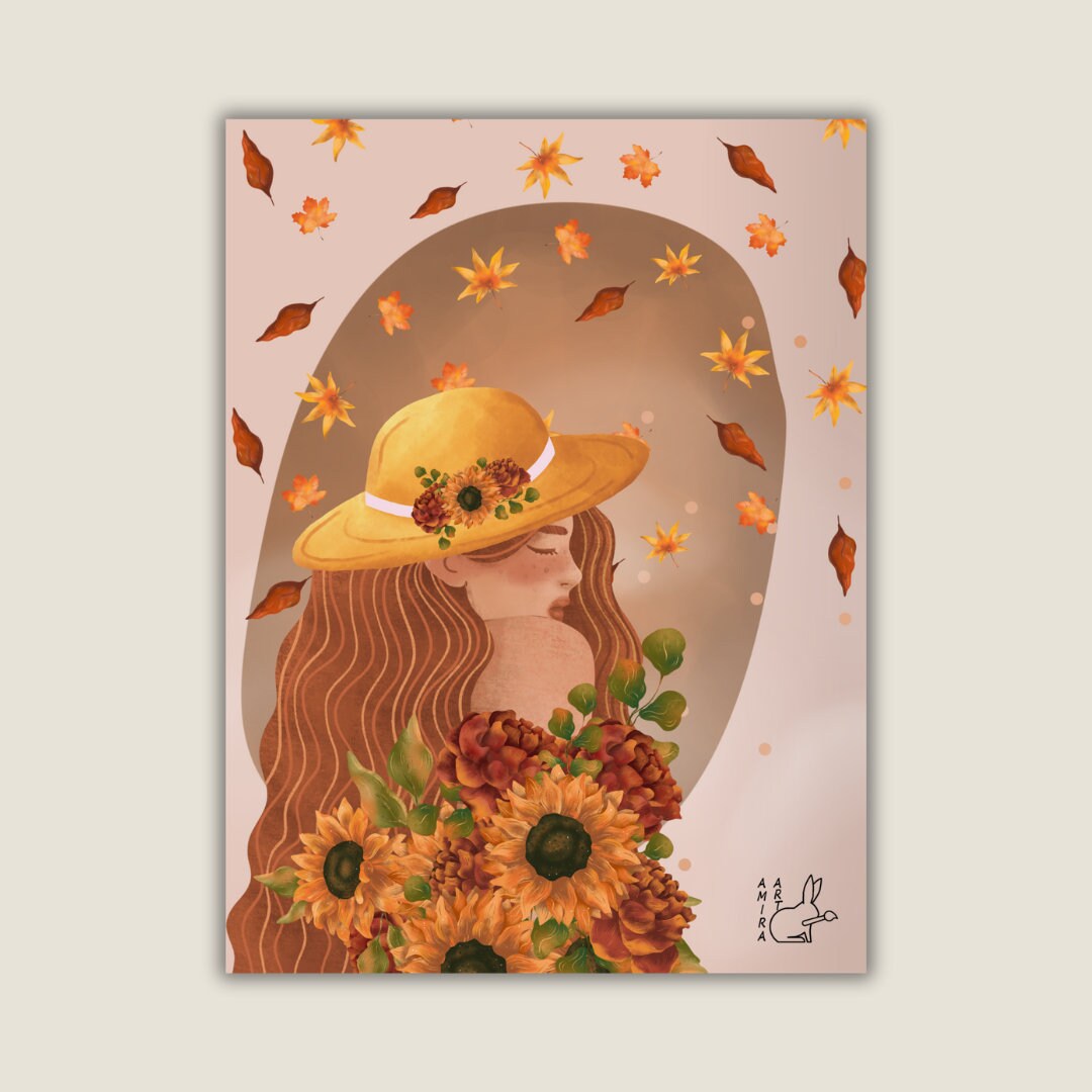 Miss Autumn Printable Poster - Etsy