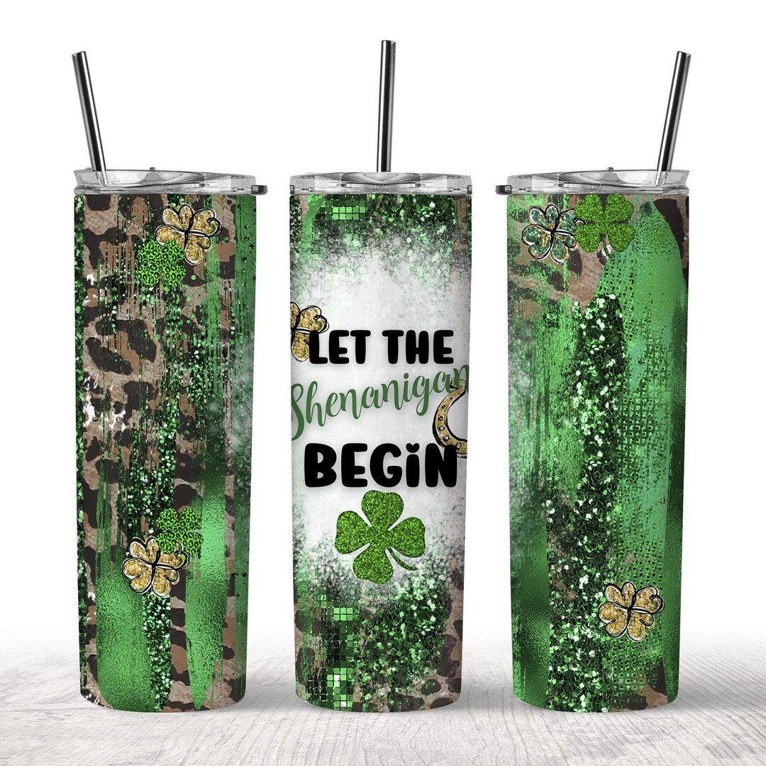 Shenanigans Tumbler, St Patrick's Day, Irish, Gifts, Lucky, Clover ...