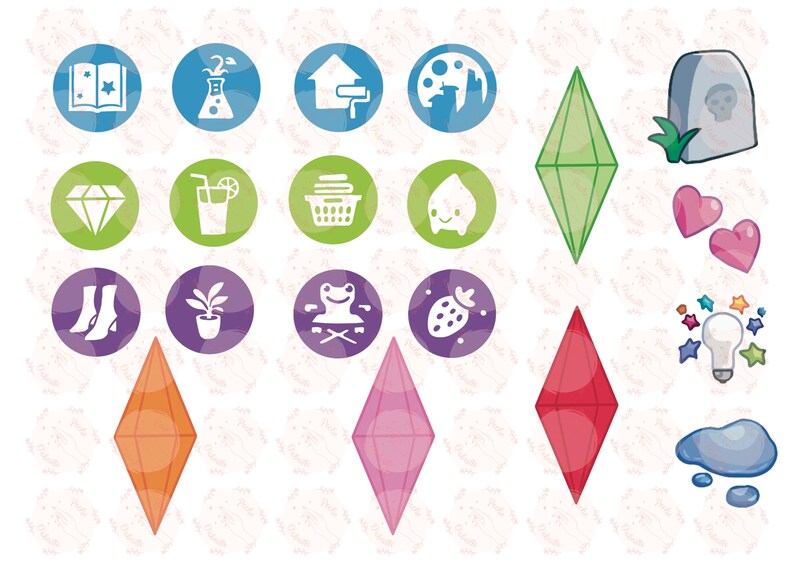 Sims 4 Icons Digital Download Bundle - Etsy