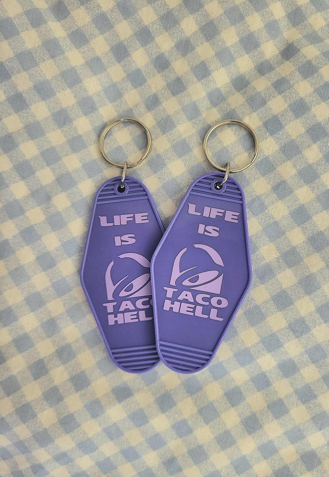 Taco Hell Vibe Check Motel Keychain - Etsy