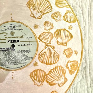 Painted Vinyl - “pink and Dainty Seashells” - Etsy