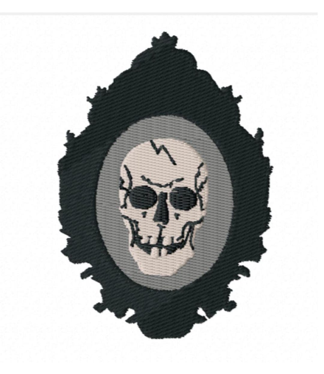 Gothic Mirror Machine Embroidery Design - Etsy