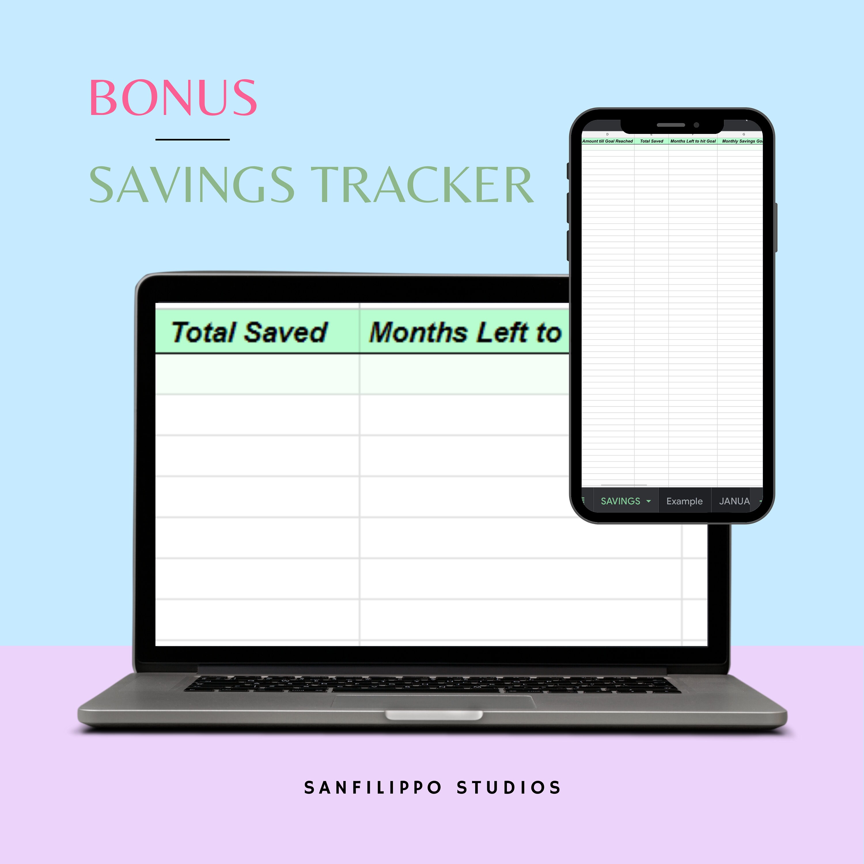 Colorful Monthly Budget Template for Beginners & Young Adults With ...