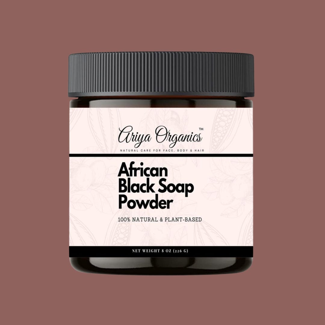 Ariya Organics African Black Soap Powder, 4oz | 8oz | 16oz - Etsy
