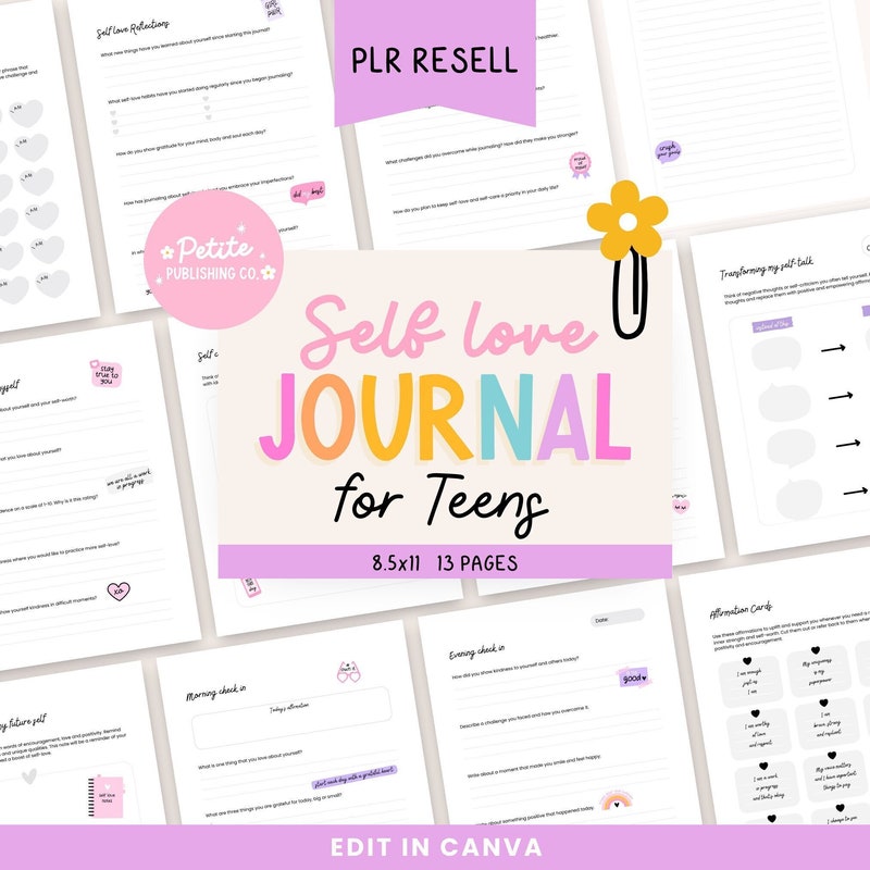 Journaling Pages for Teens - Etsy