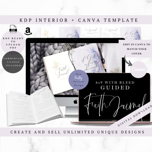 KDP Sermon Notes Interior Canva Template 6x9 - Etsy