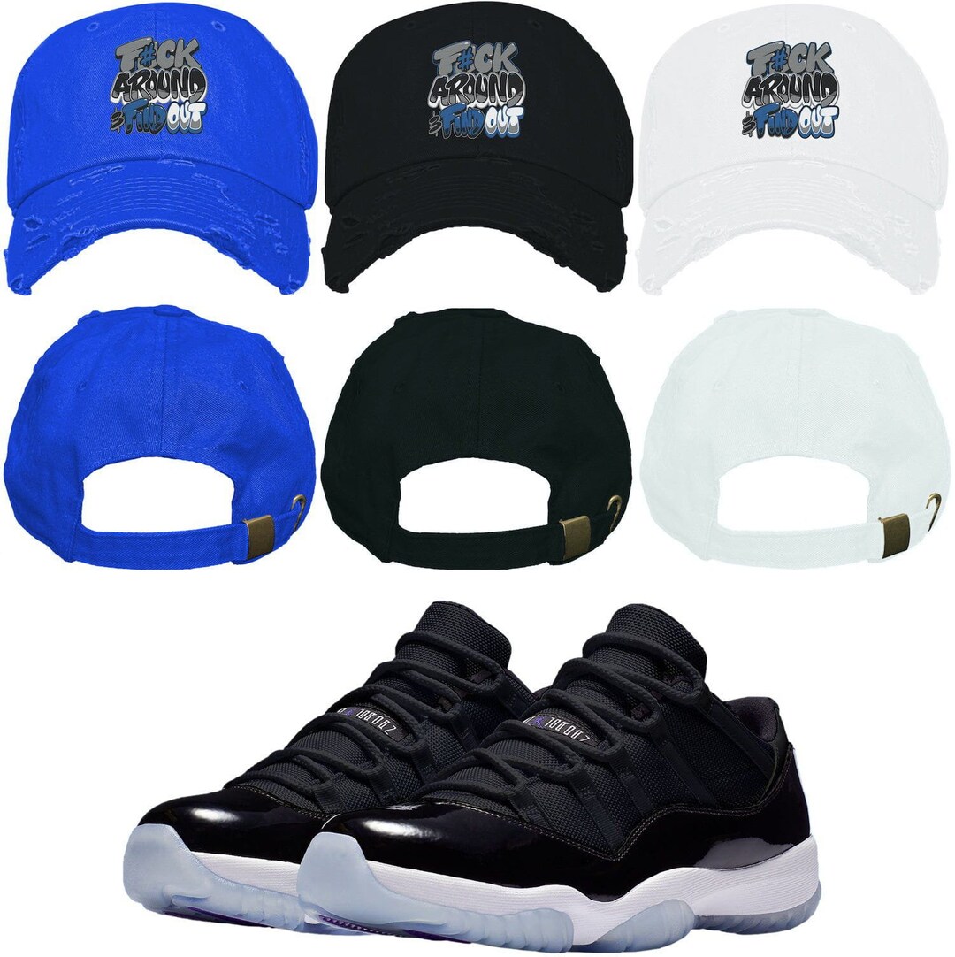 Jordan 11 Low Space Jam 11s Dad Hat to Match - SPACE JAM F#CK - Etsy