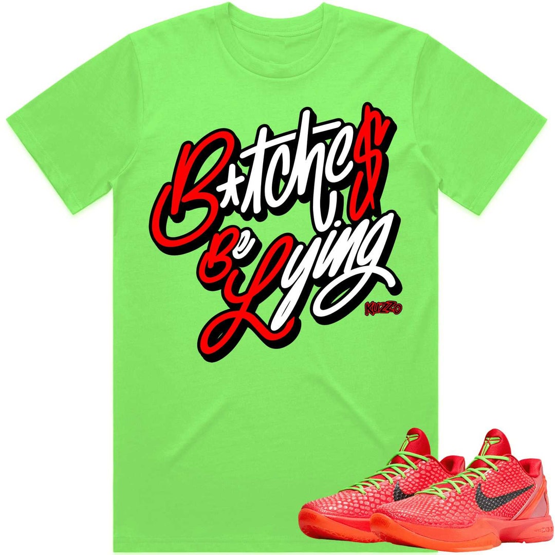 Kobe 6 Reverse Grinch 6s Shirt to Match RED BBL - Etsy