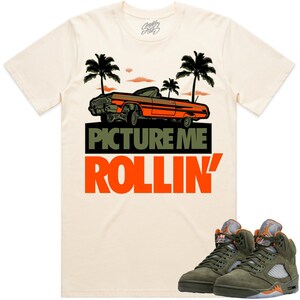 Jordan Retro 5 Olive 5s Shirt to Match CELADON PMR - Etsy