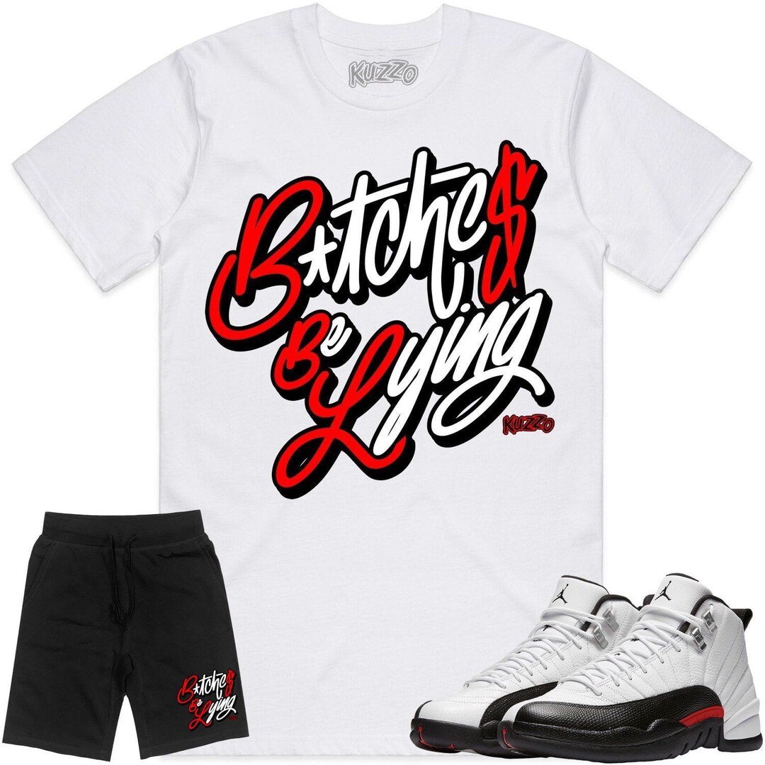Jordan 12 Red Taxi 12s Sneaker Outfit - RED BBL - Etsy