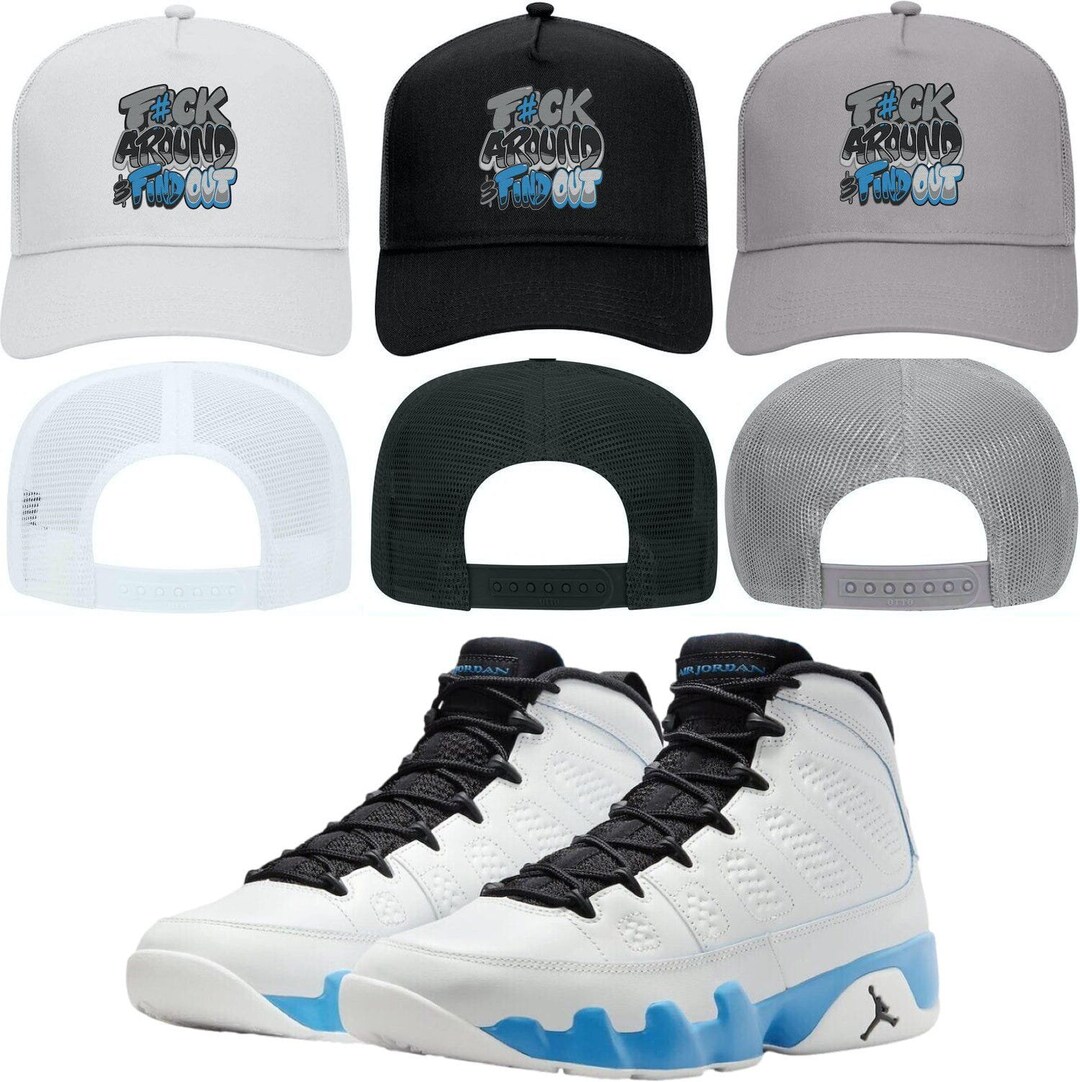 Jordan Retro 9 Powder Blue 9s Trucker Hat to Match : POWDER BLUE FCK - Etsy
