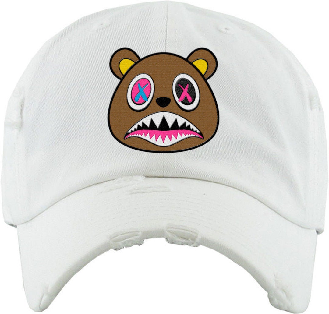 CRAZY BAWS : White Sneaker Distressed Dad Hat - Etsy