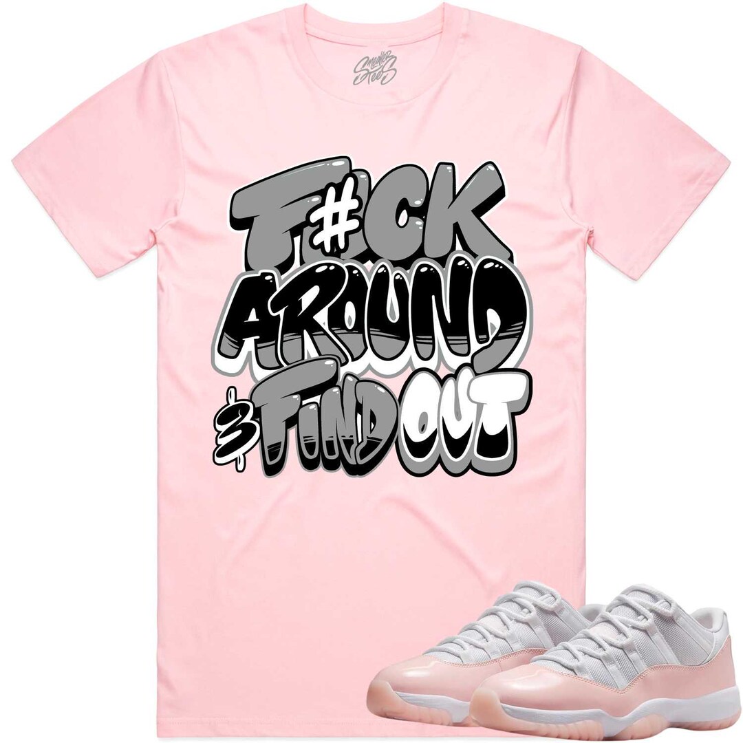 Jordan 11 Low Legend Pink 11s Sneaker Tees Shirt to Match OREO FCK - Etsy