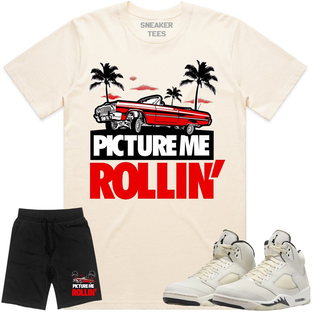 Jordan 5 Sail 5s Sneaker Outfit RED PMR - Etsy