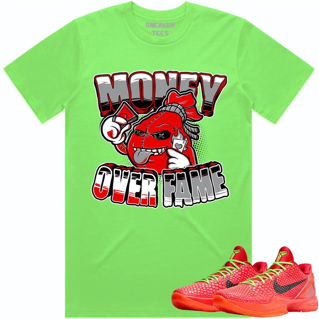 Kobe 6 Reverse Grinch 6s Shirt to Match RED MOF - Etsy