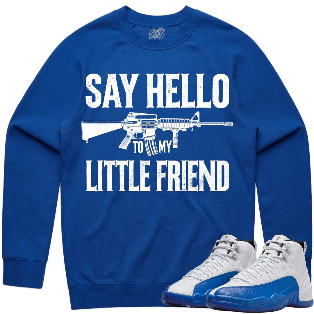 Blueberry 12s Sweater to Match Jordan 12 Sneaker Tees Little Friend - Etsy