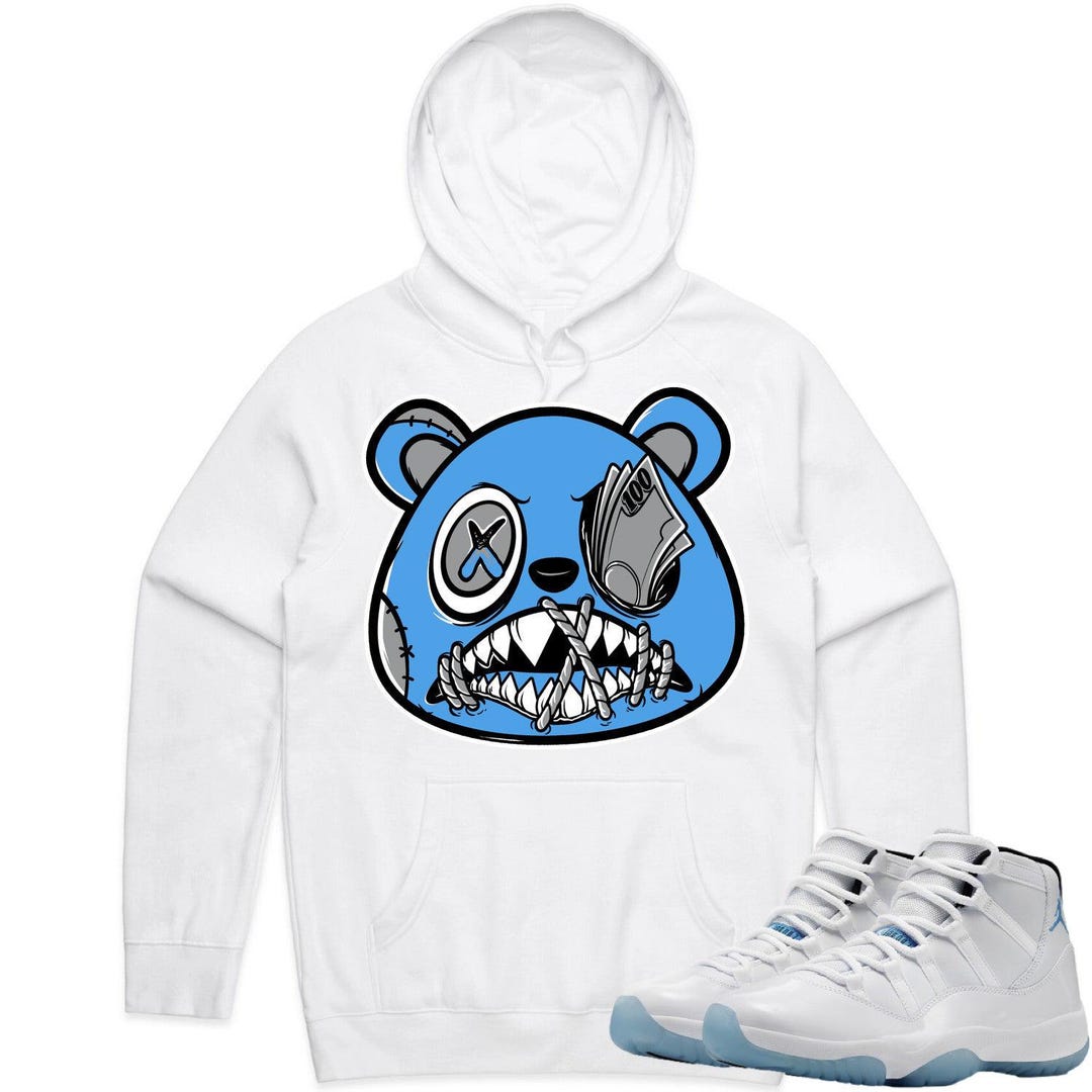 Jordan Legend Blue 11s Hoodie to Match Jordan 11 Sneaker Tees Money ...