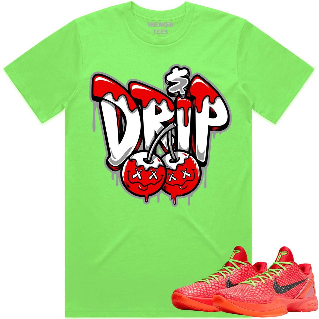 Kobe 6 Reverse Grinch 6s Shirt to Match RED MONEY DRIP - Etsy