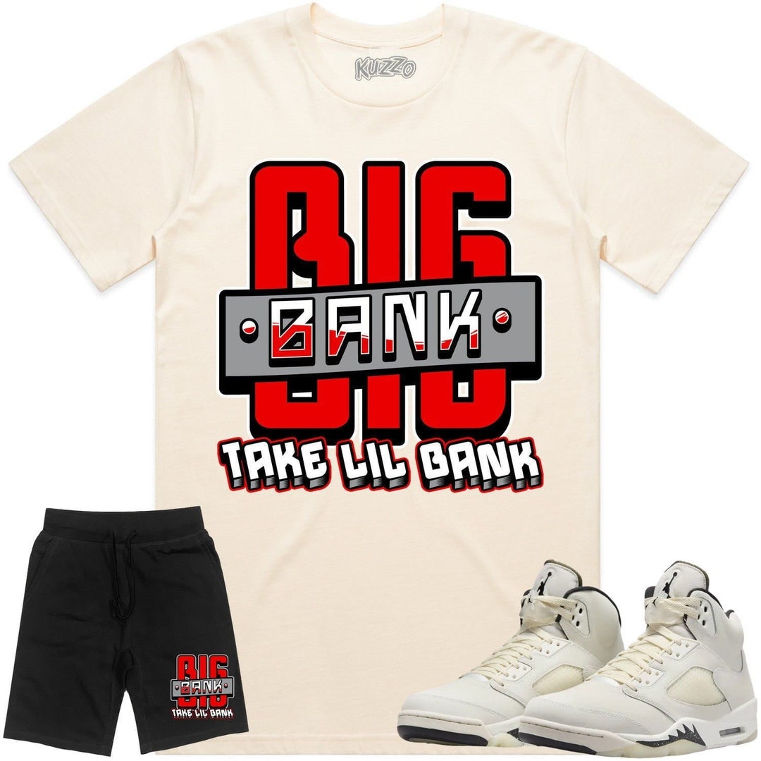 Jordan 5 Sail 5s Sneaker Outfit RED BIG BANK - Etsy